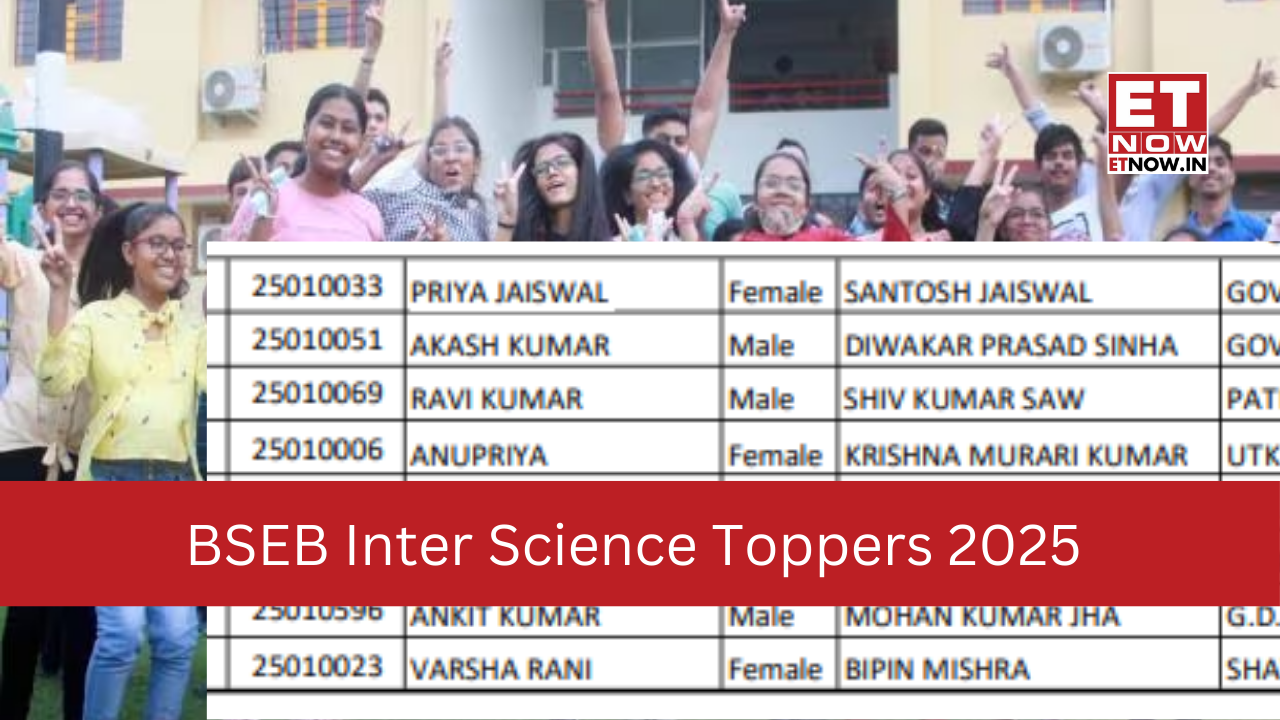 BSEB Inter Science Toppers 2025: Priya Jaiswal tops in Class 12 Science ...