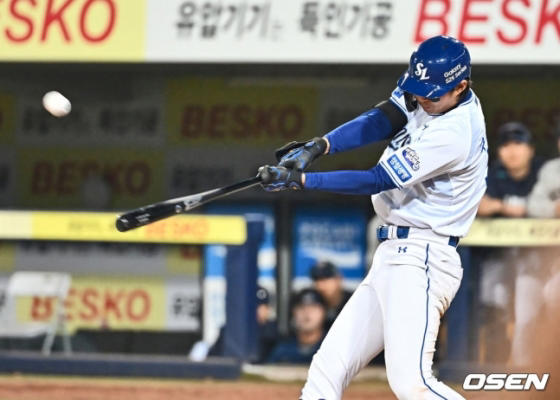 '1500안타가 홈런이라니' 구자욱 대형 3점 아치 작렬→KBO 48번째 기록 달성 [대구 현장]
