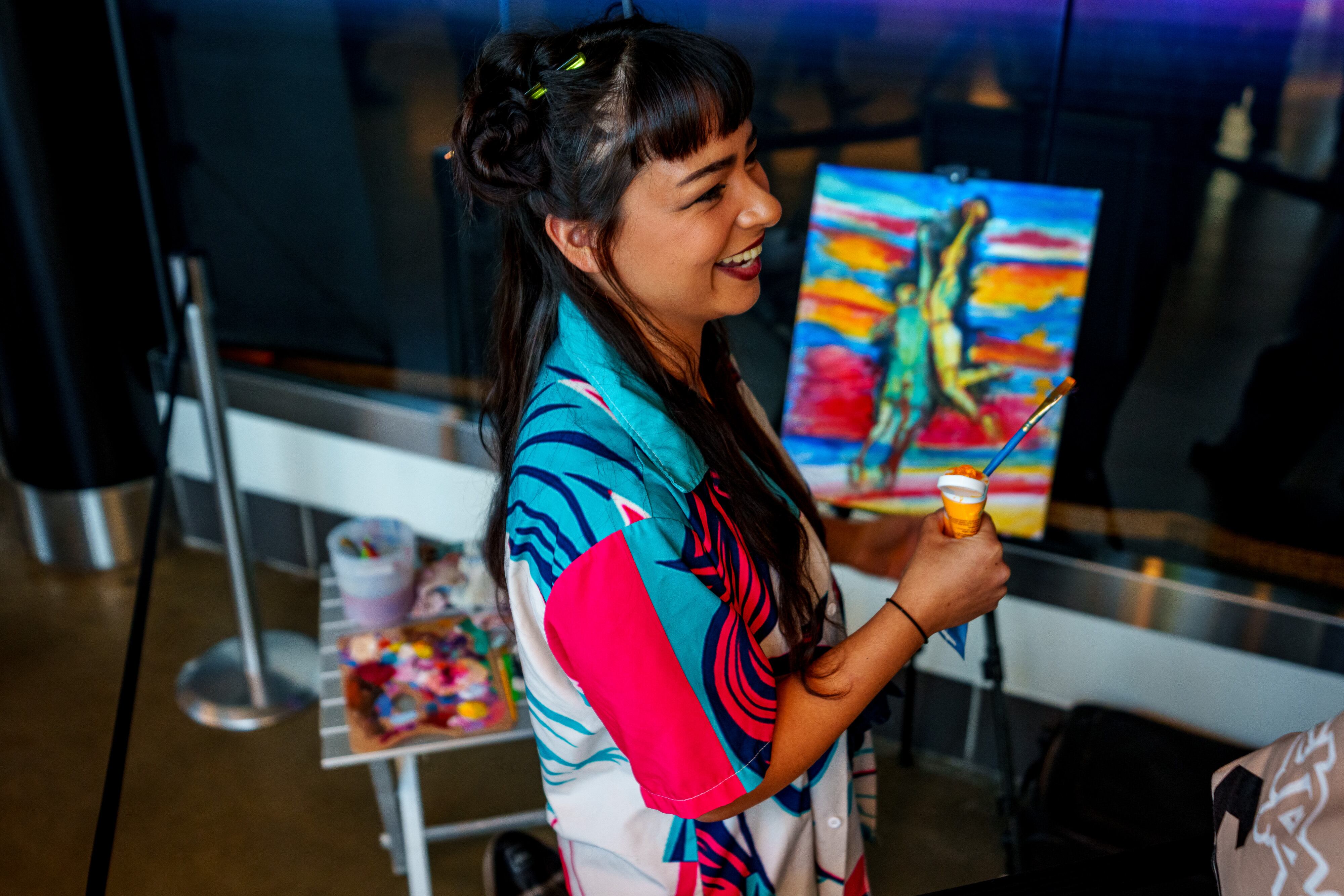 16 artists get a chance to shine at Delta Center as part of sports ...