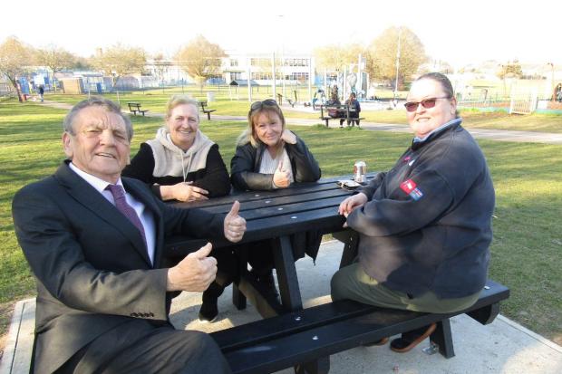 New bench installed near Colchester play park to the joy of residents ...