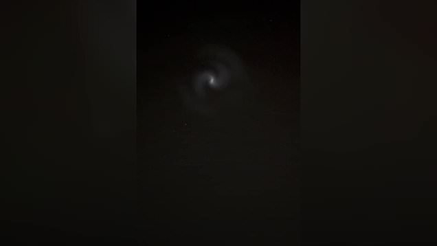 SpaceX launch more than 4,000 miles away blamed for glowing spiral in ...
