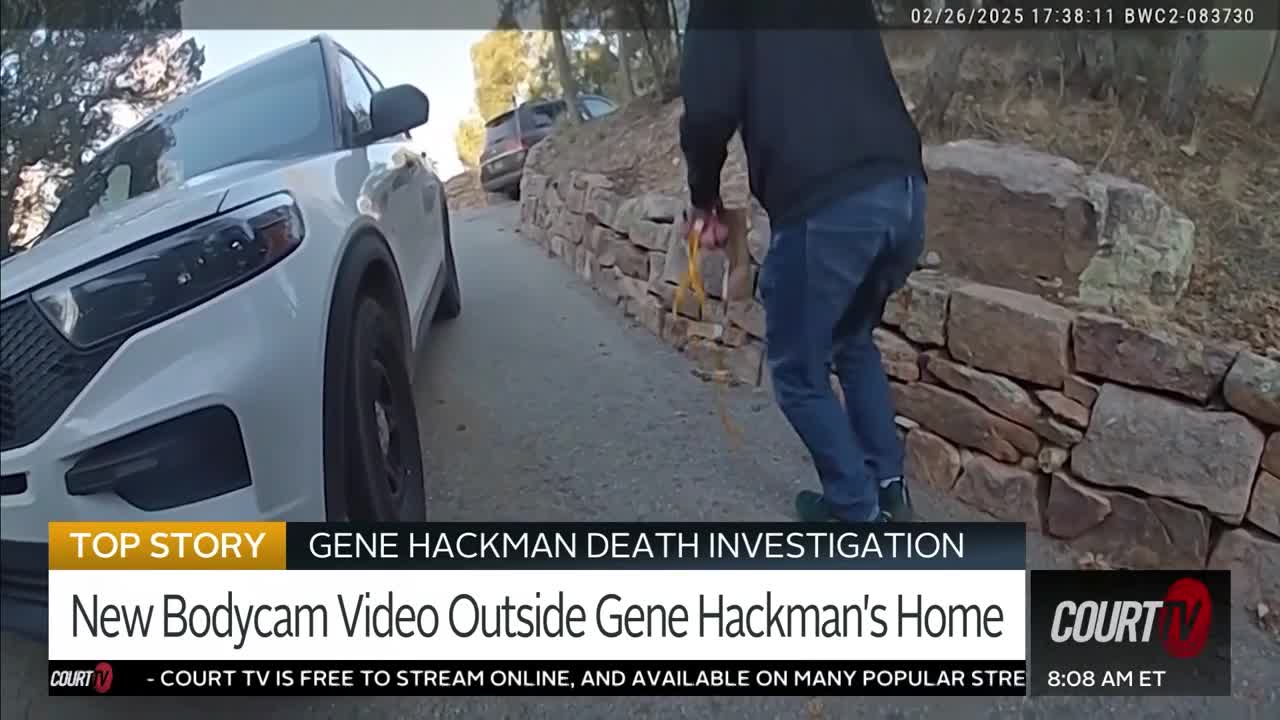 Police Release Bodycam Video From Outside Gene Hackman’s Home
