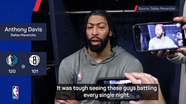 Davis thrilled to make Mavericks return after 'tough' spell out