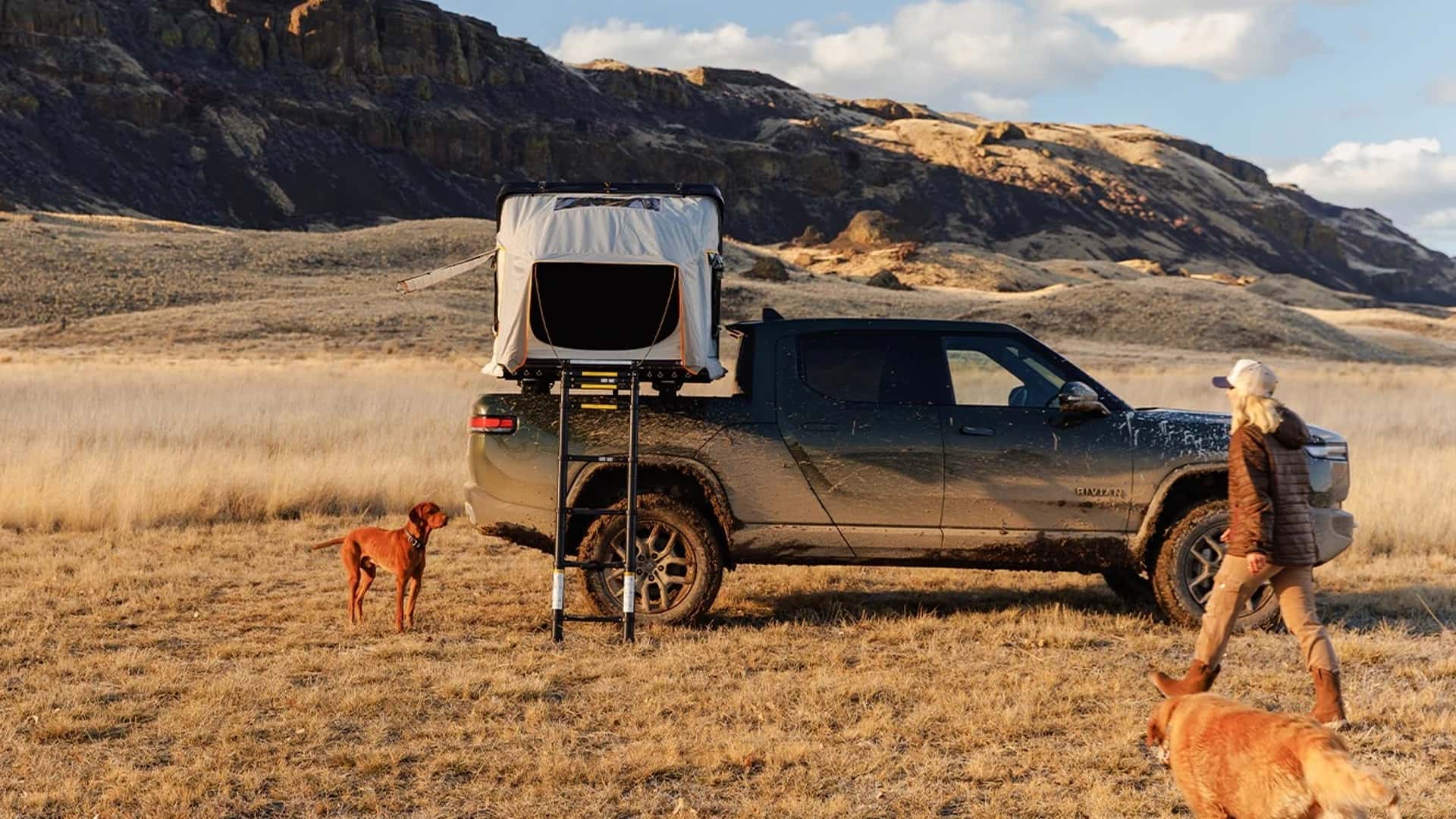 Rivian EVs Get A New Purpose-Built Rooftop Tent