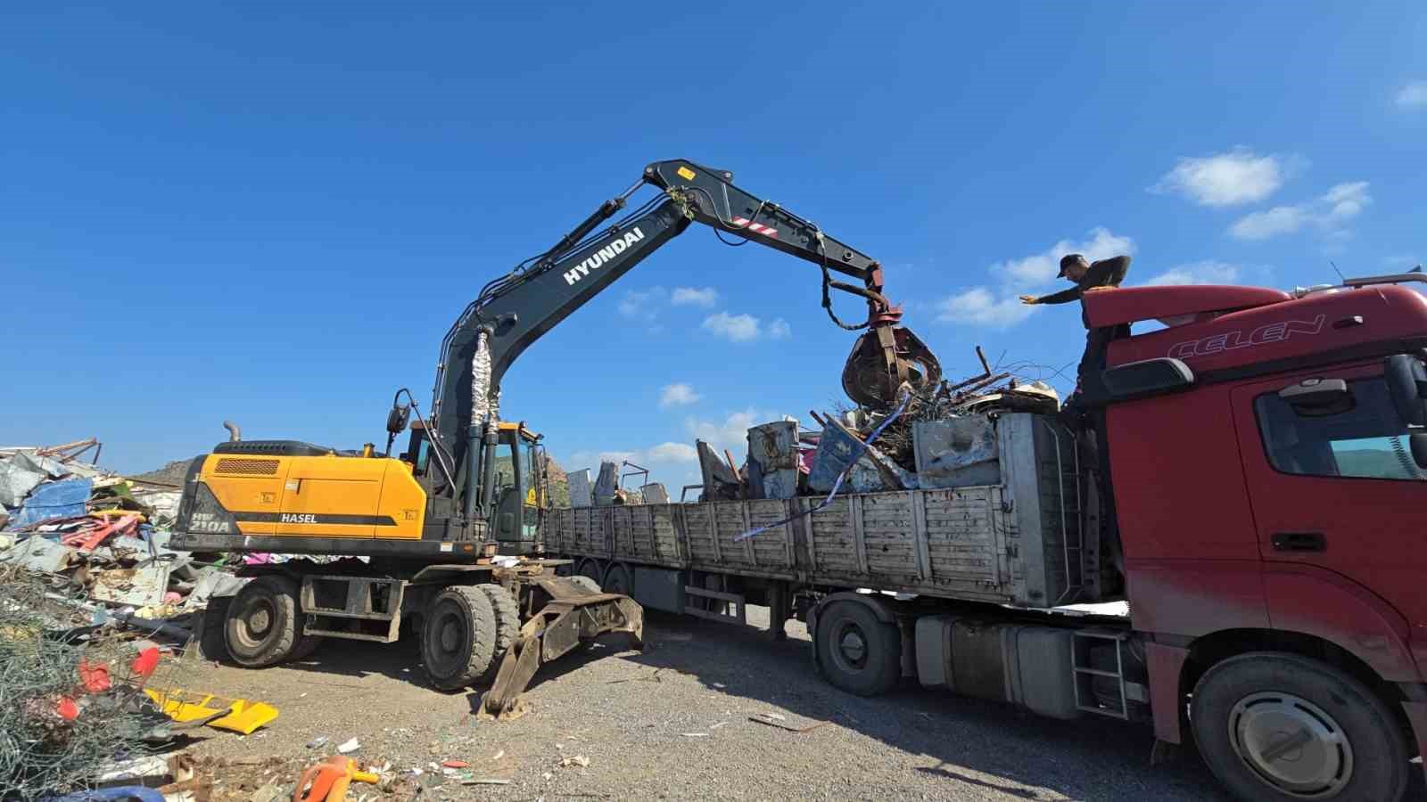 Bodrum’da 146 bin 600 kilogram hurda toplandı