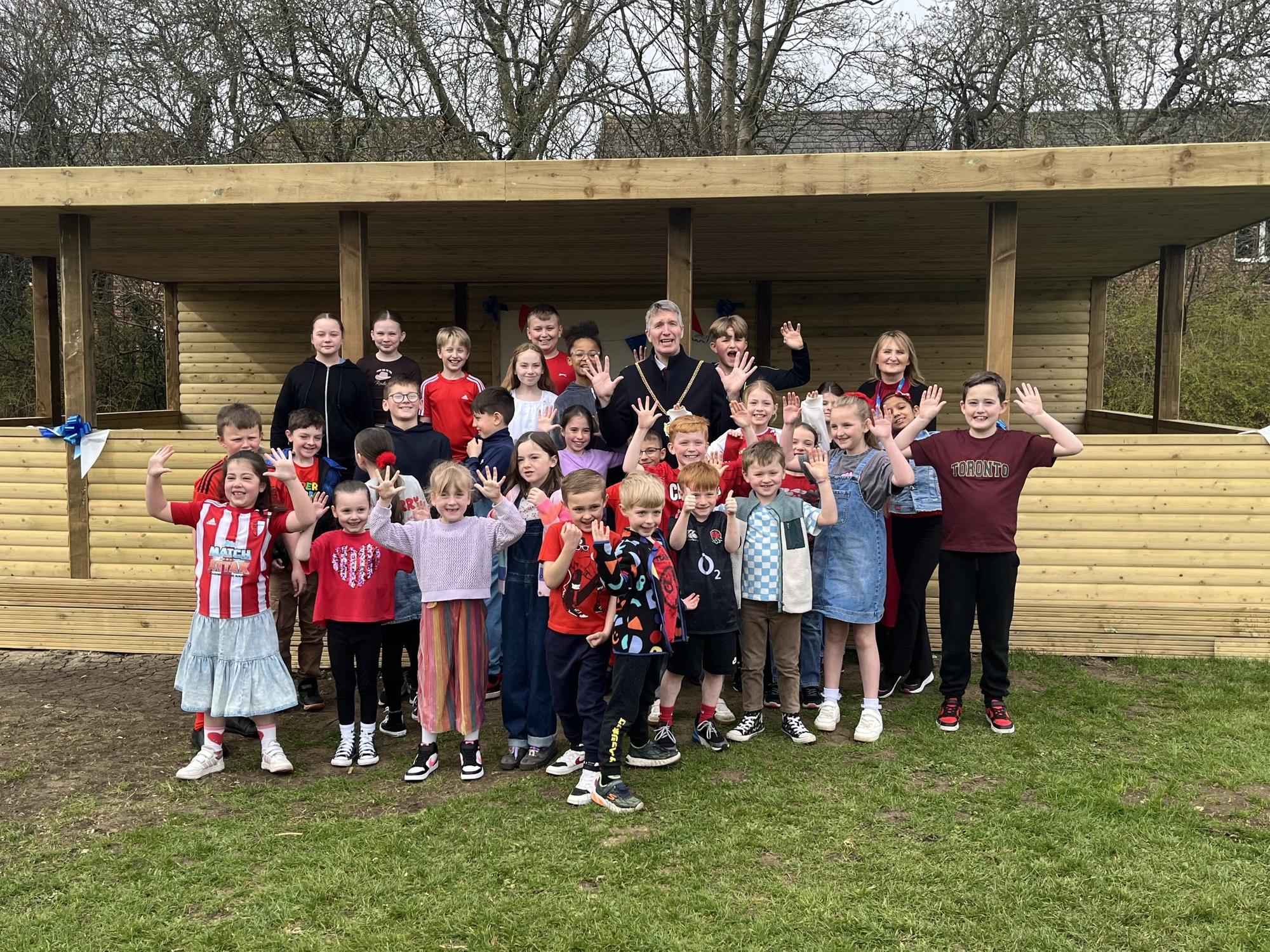 Hardingstone Academy unveils new outdoor classroom to enhance learning ...