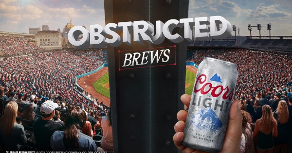 Coors Light Uses AI to Give Baseball Fans Free Beer for Bad Sight Lines