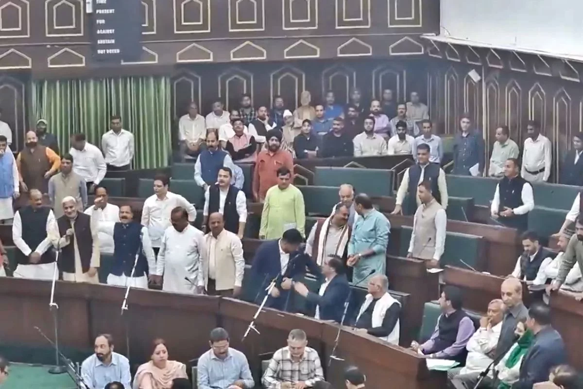 BJP MLAs walk out of J-K Assembly demanding regularization of daily wagers