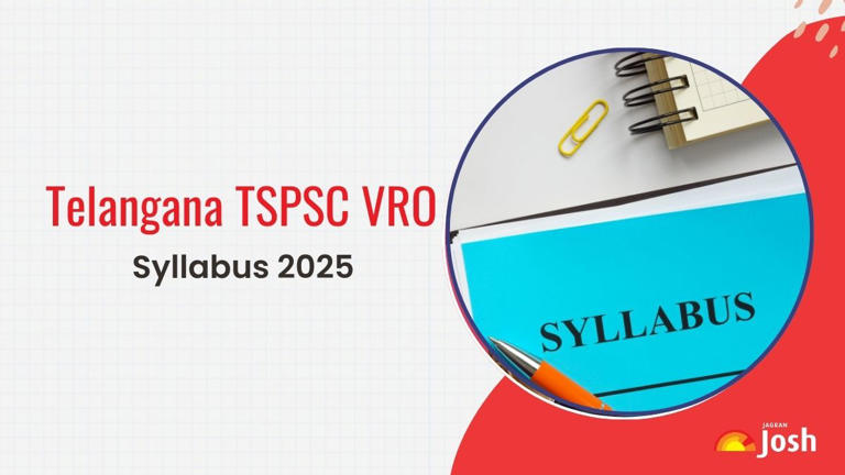 Telangana TSPSC VRO Syllabus 2025: Check Detailed Syllabus, Exam Pattern and Download PDF