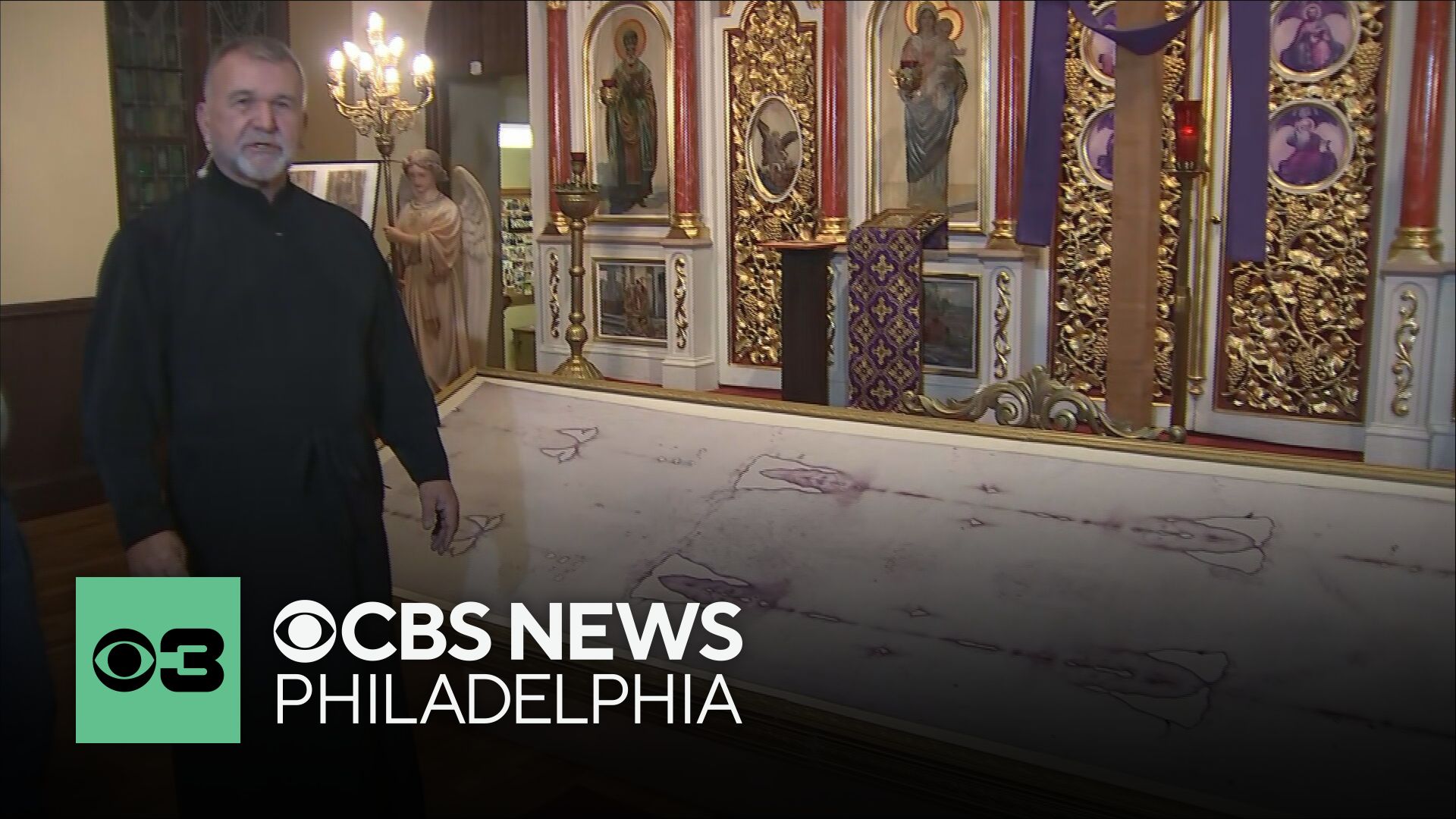 Shroud of Turin replica on display at this Delco church