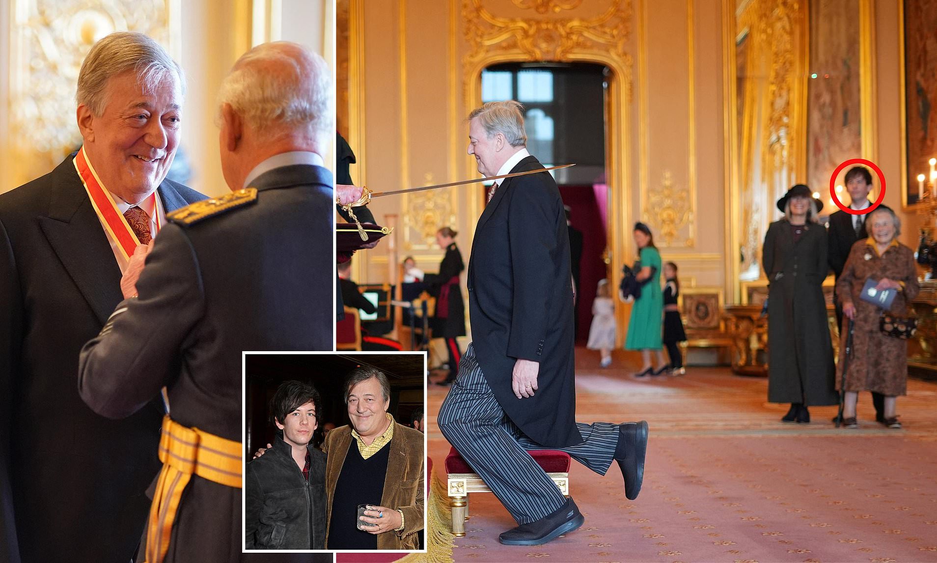 Stephen Fry, 67, is seen with husband, 37, for first time in SIX YEARS