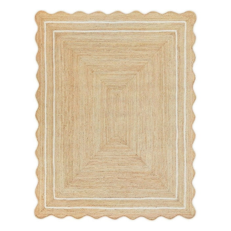 Scalloped Jute Rugs Are Having a Moment — I've Just Found the Best One ...