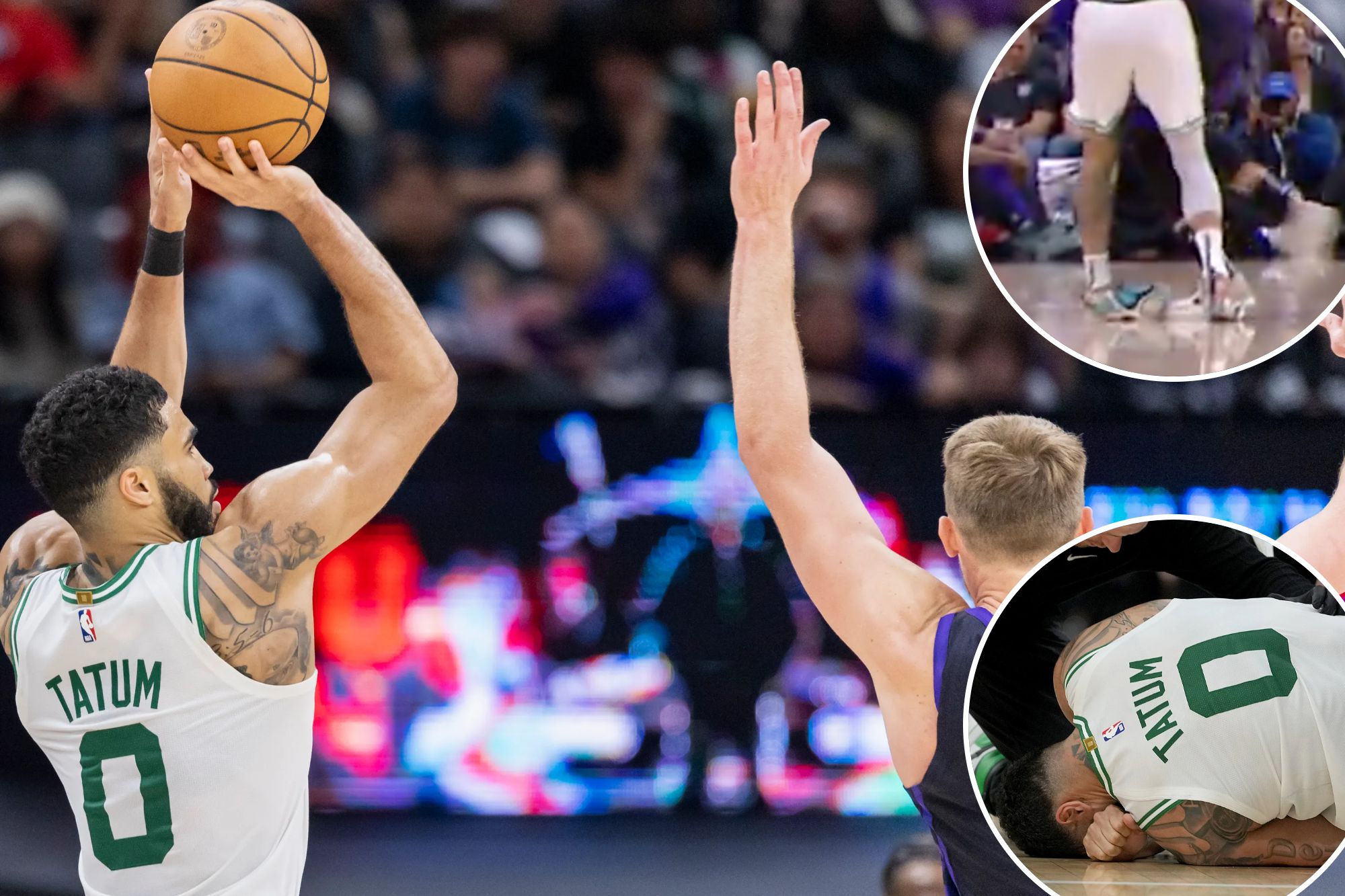 Jayson Tatum injured on flagrant foul in Celtics potential nightmare