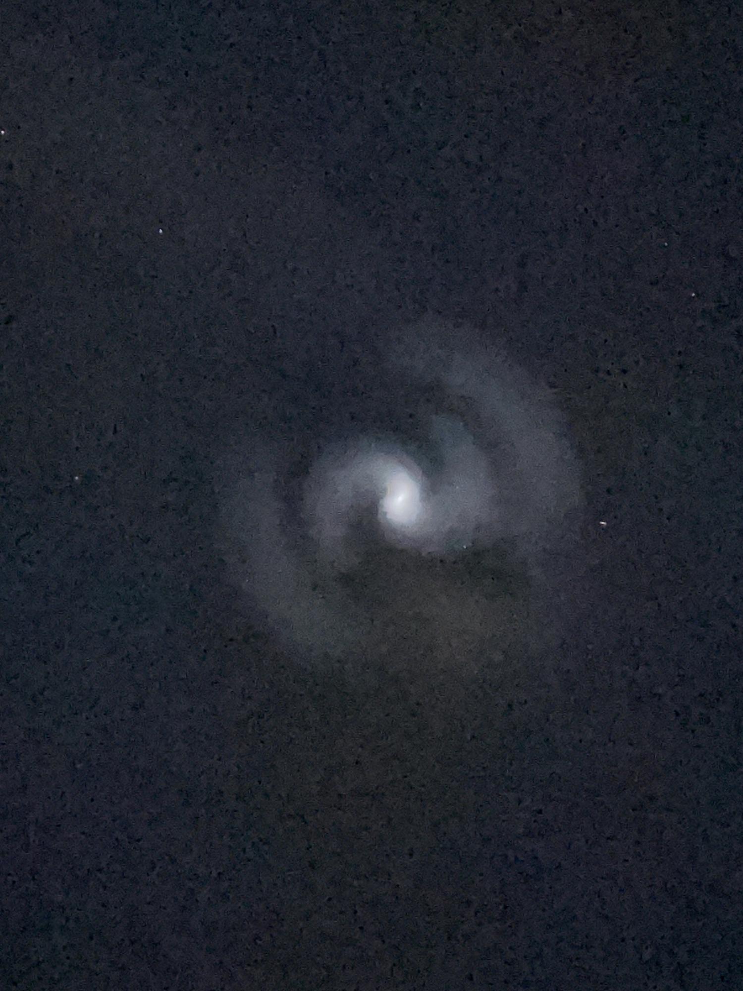 SpaceX rocket launch spiral spotted in Northumberland