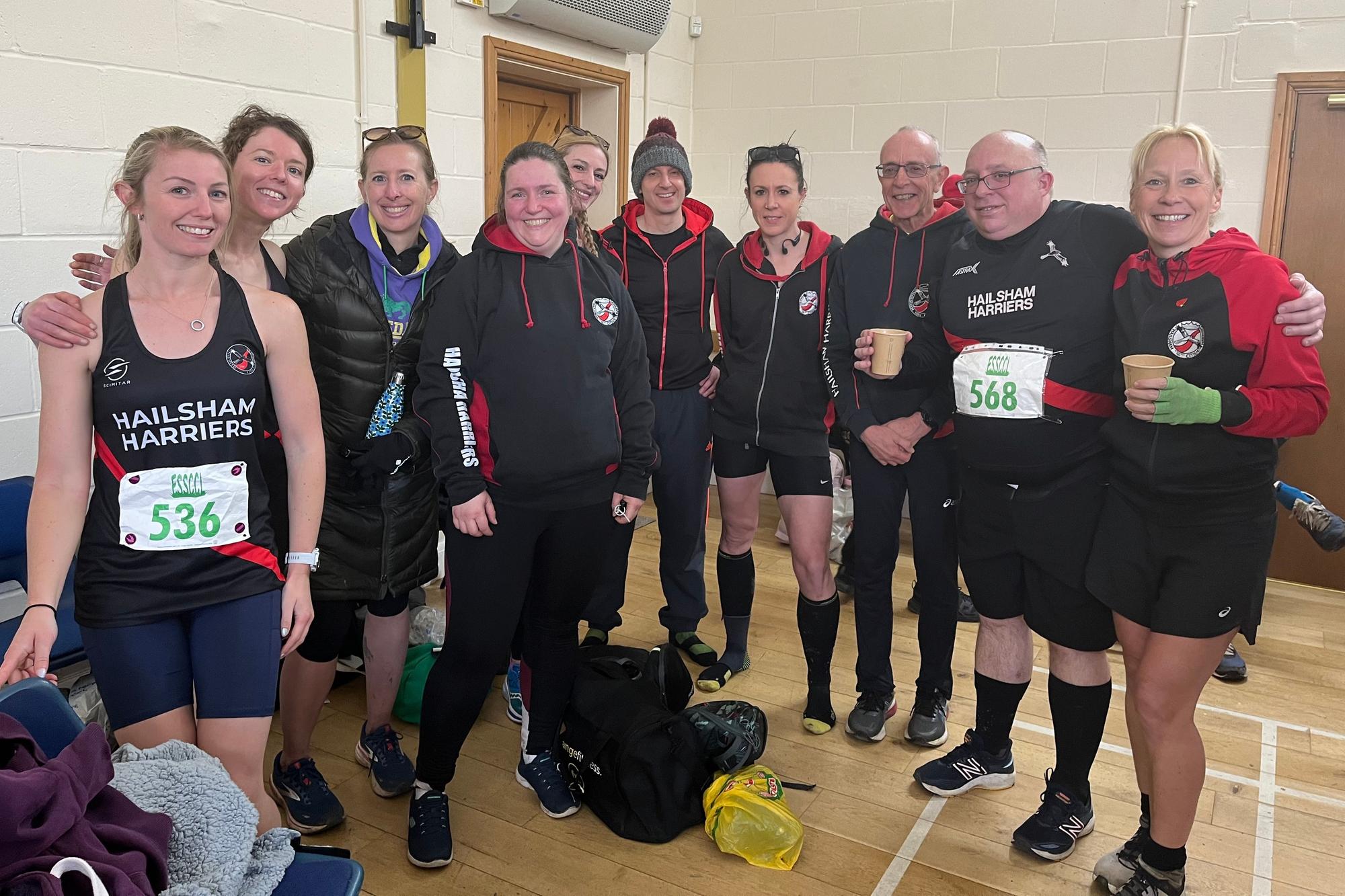 Hailsham Harriers celebrate cross-country achievements