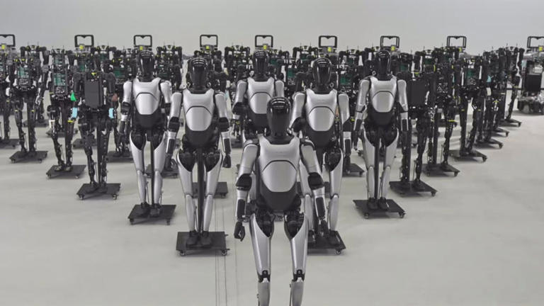 China firm plans 5,000-strong humanoid robot army to rival Elon Musk’s ...