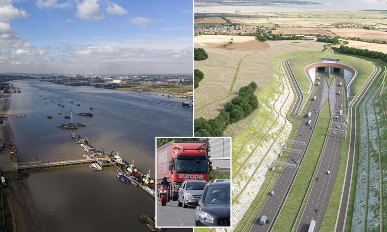 Government gives green light to £9billion Lower Thames Crossing