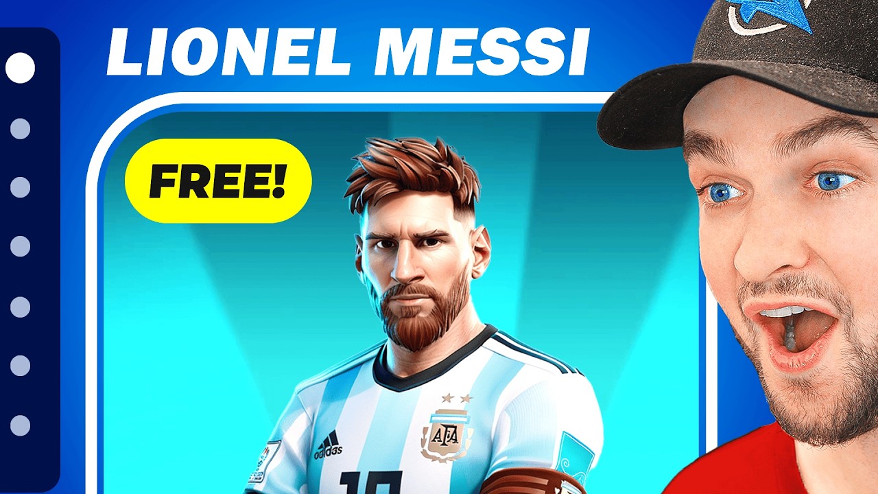 Fortnite's FREE Rewards! | Messi Skin