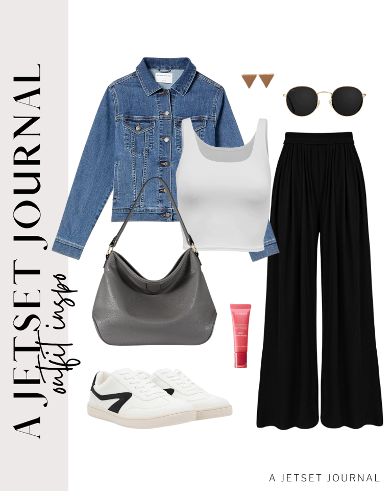 Style these cute flowy palazzo pants for spring season
