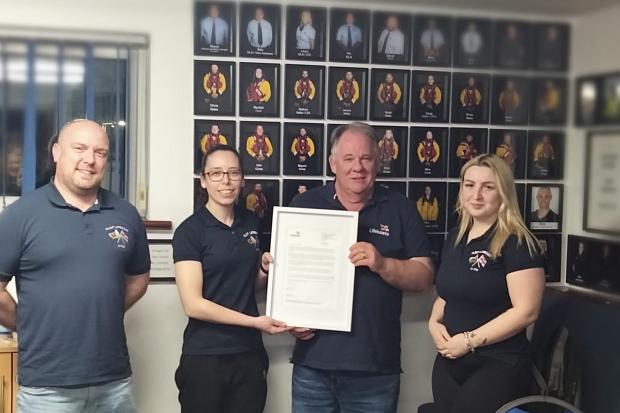 Flint RNLI volunteers receive letters of thanks for their part in ...