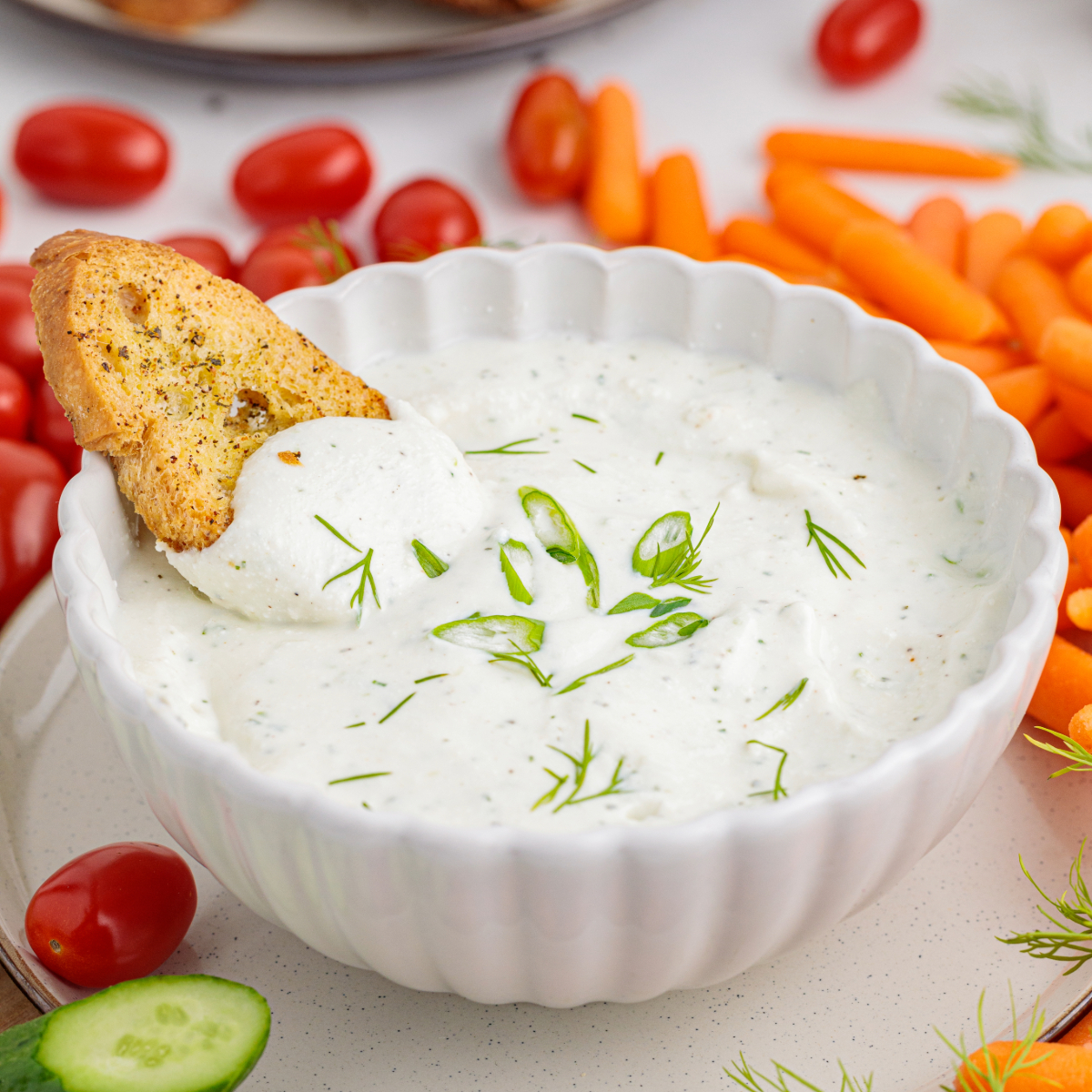 Easy Cottage Cheese Ranch Dip Recipe