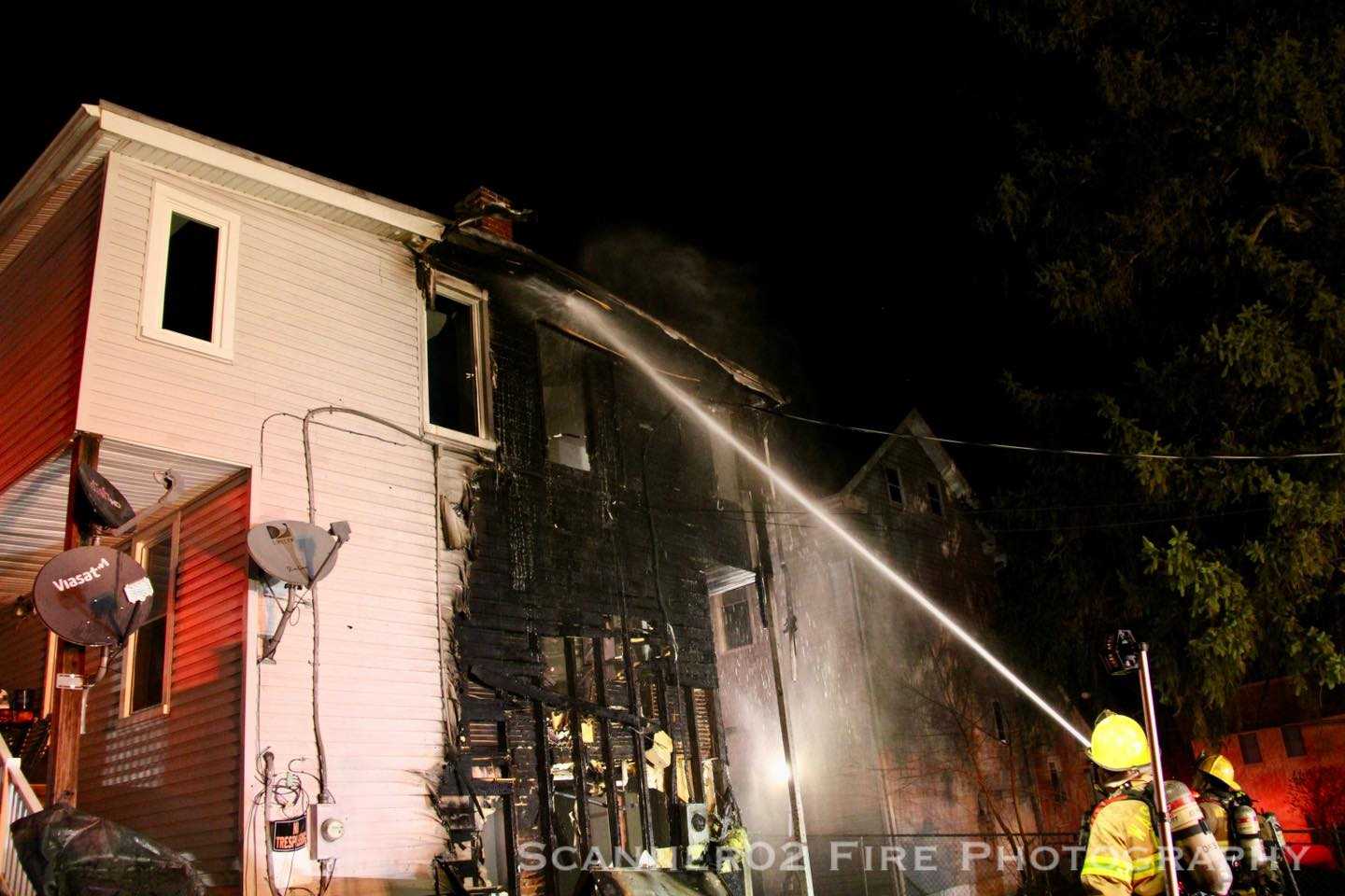 Fire scorches house, displaces 5 people