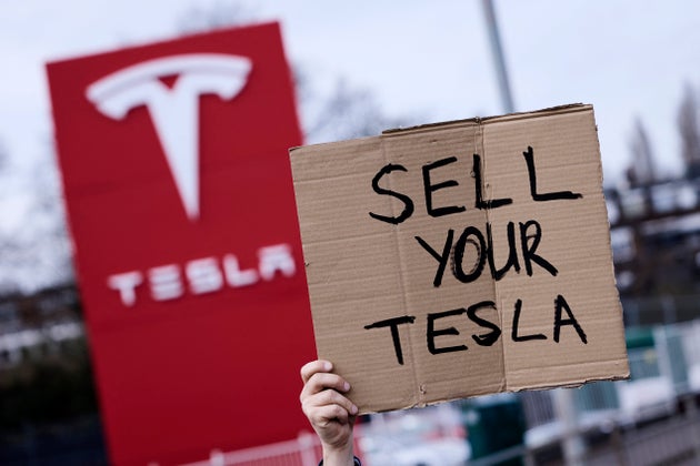 Man Allegedly Drives Into Crowd Of Anti-Musk Protesters, Declares He ...