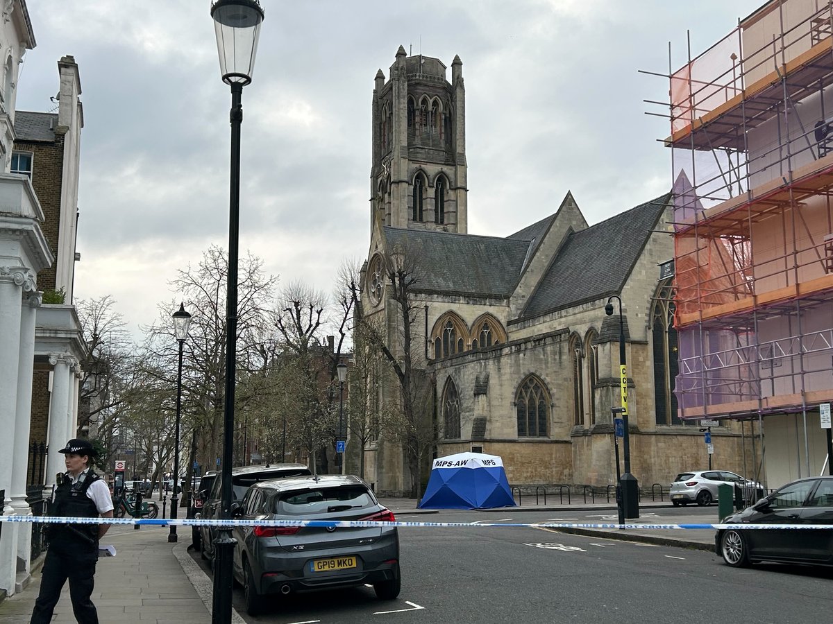 Dead baby found in bag next to bin at Notting Hill church as police ...