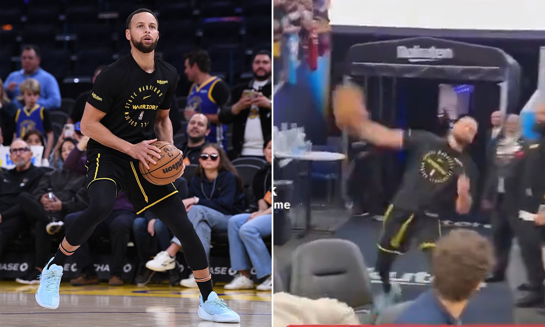 New video of Stephen Curry's viral full-court shot emerges... and shows ...