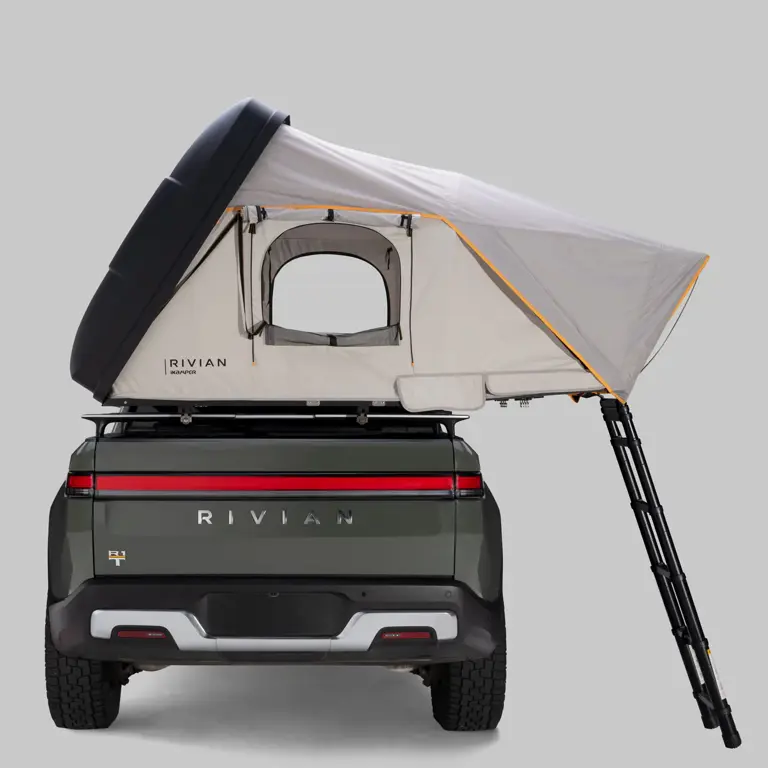 Rivian’s New Hardshell Tent Turns Your R1 Into A Home On Wheels—If You ...