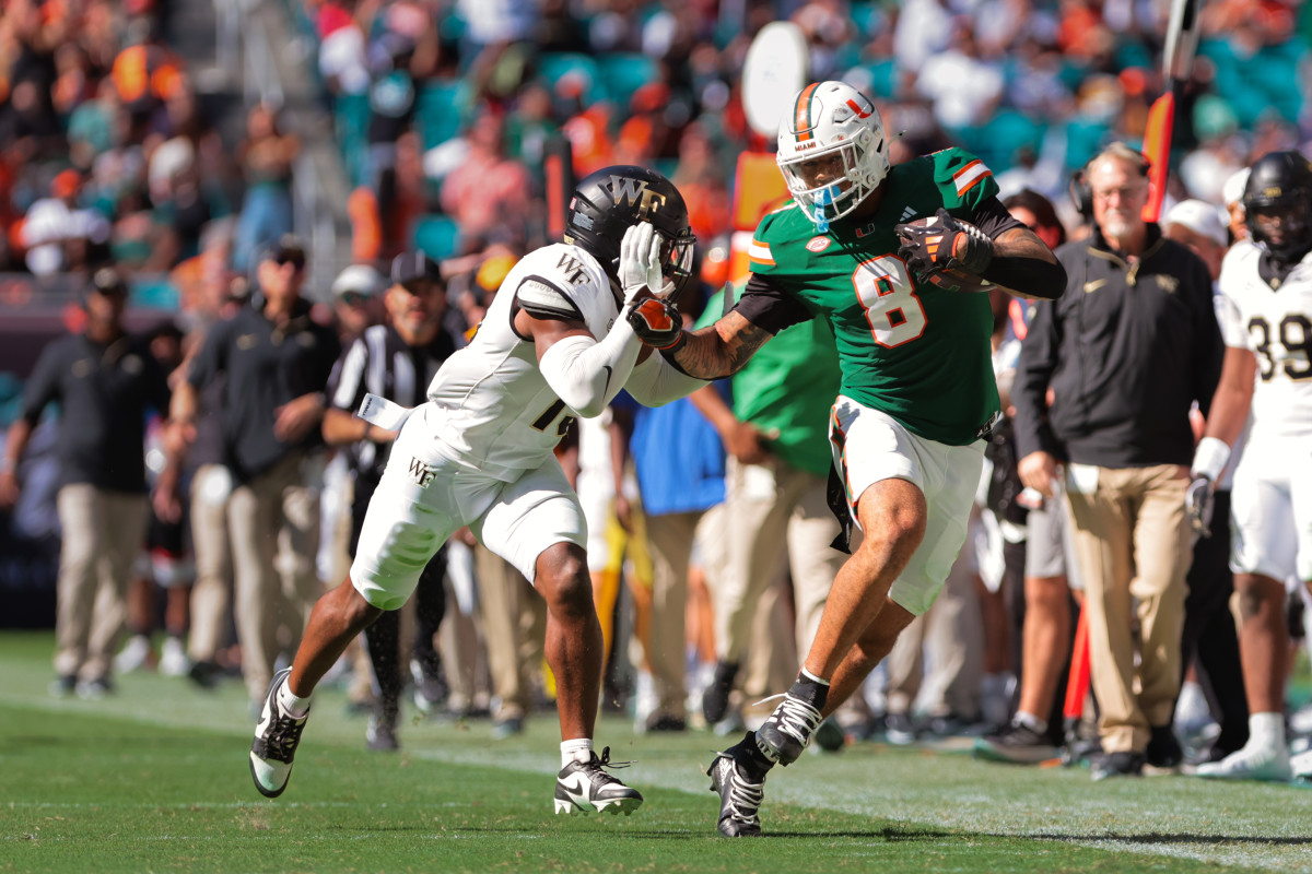 Miami Hurricanes Tight End Elijah Arroyo Provides Matchup Advantages In ...