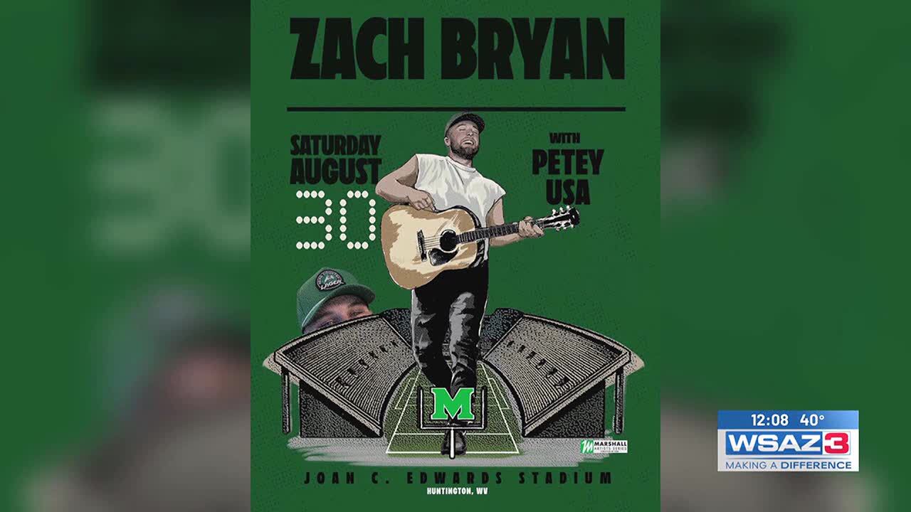 Zach Bryan to perform in Huntington