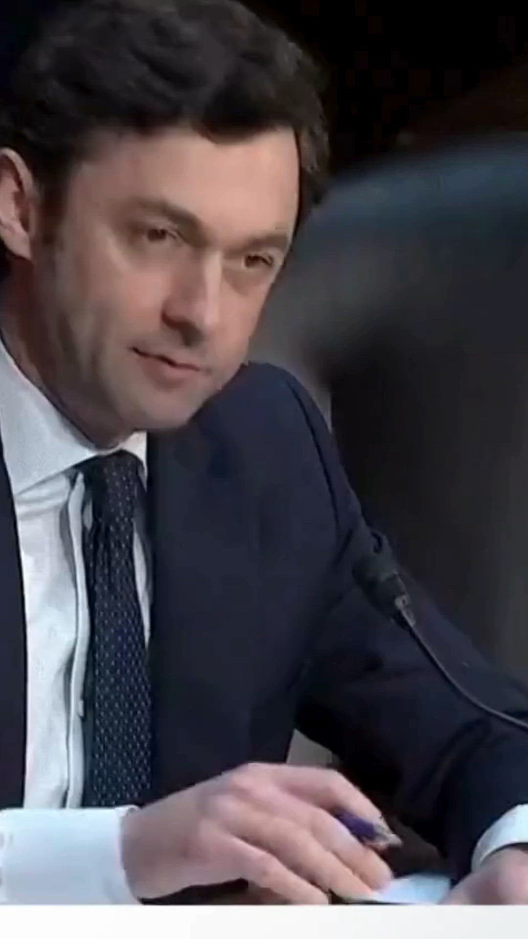 Jon Ossoff contentious exchange with CIA director over Signal group chat