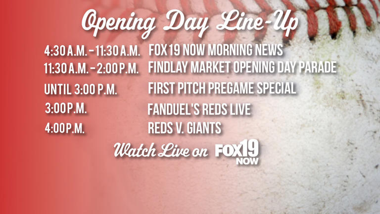 Your guide to Cincinnati Reds Opening Day 2025