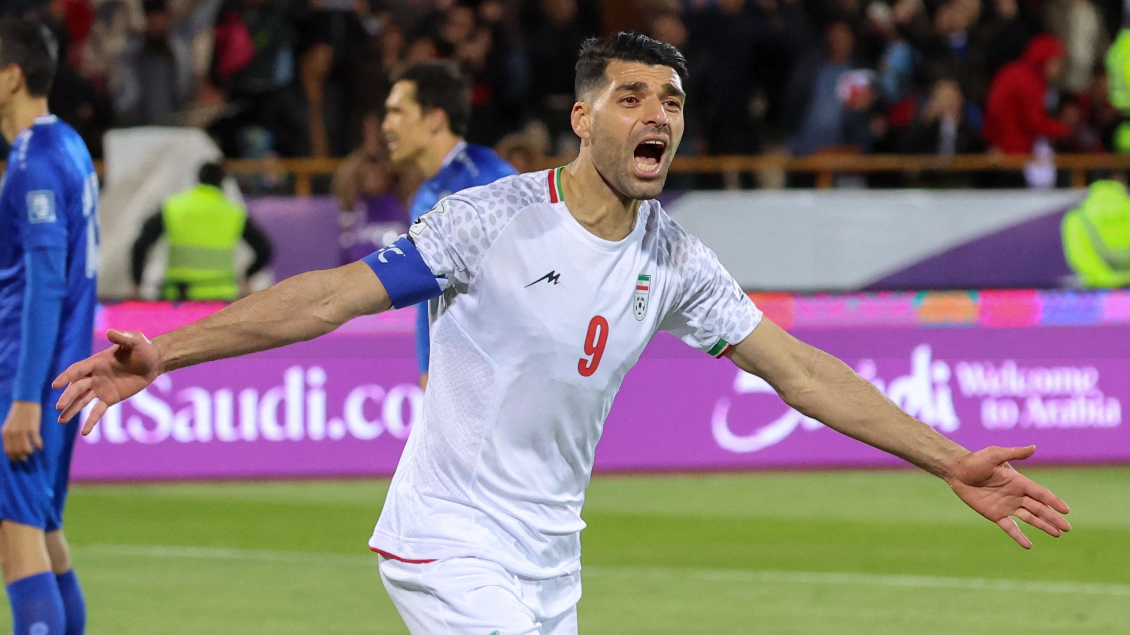 Iran become sixth team to qualify for 2026 FIFA World Cup as Mehdi Taremi grabs brace in draw ...