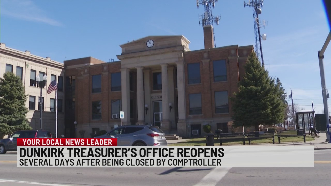 Dunkirk Treasurer's Office reopens following sudden closure