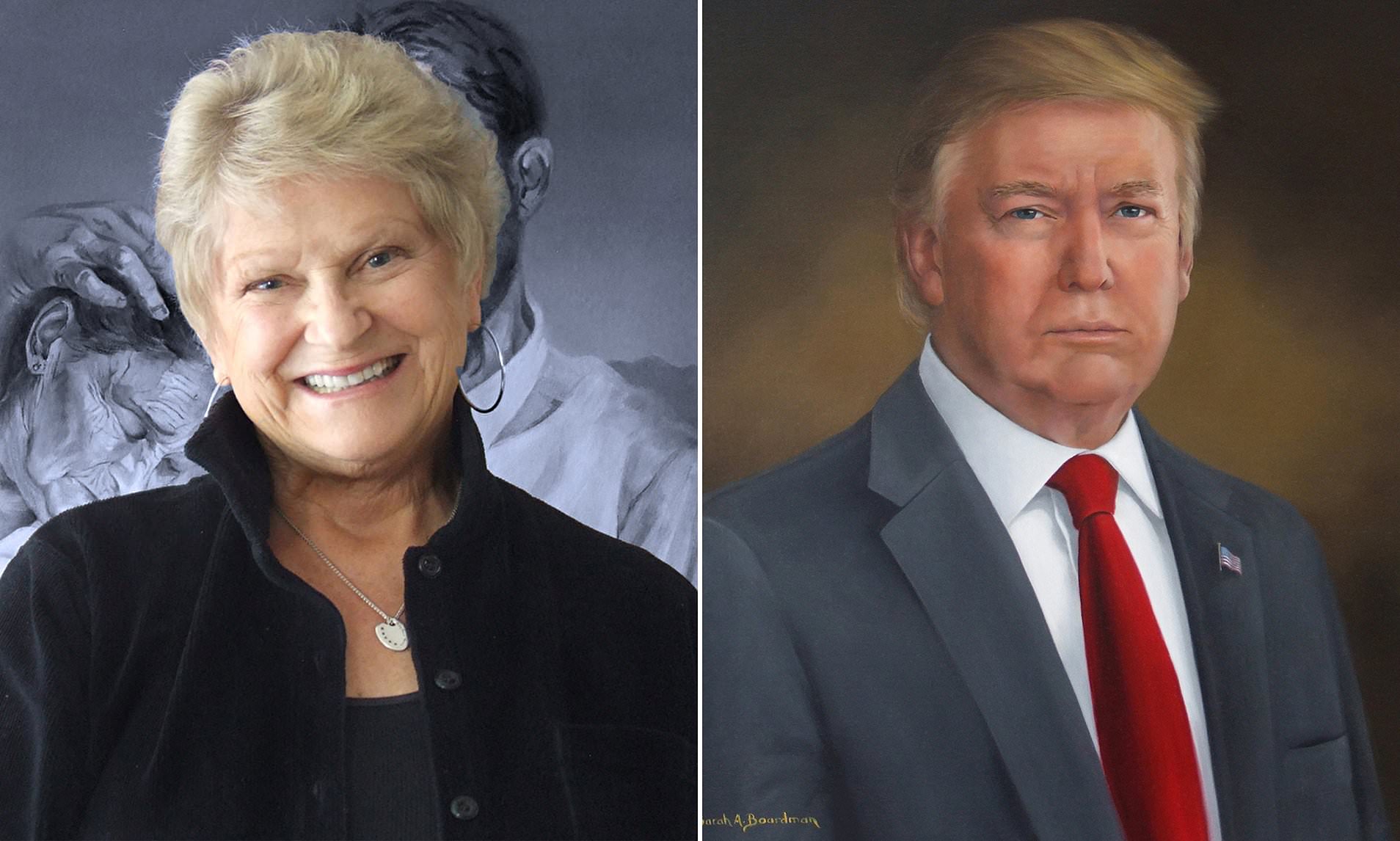 Artist behind THAT Trump portrait reveals her true feelings about it