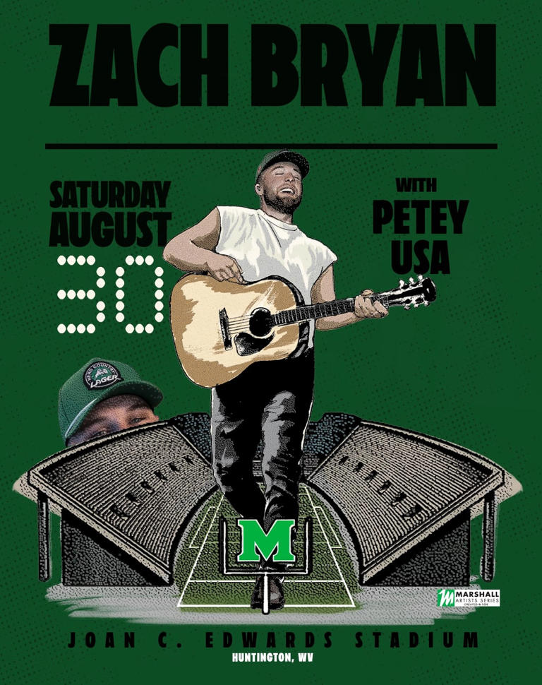 Zach Bryan to perform in Huntington