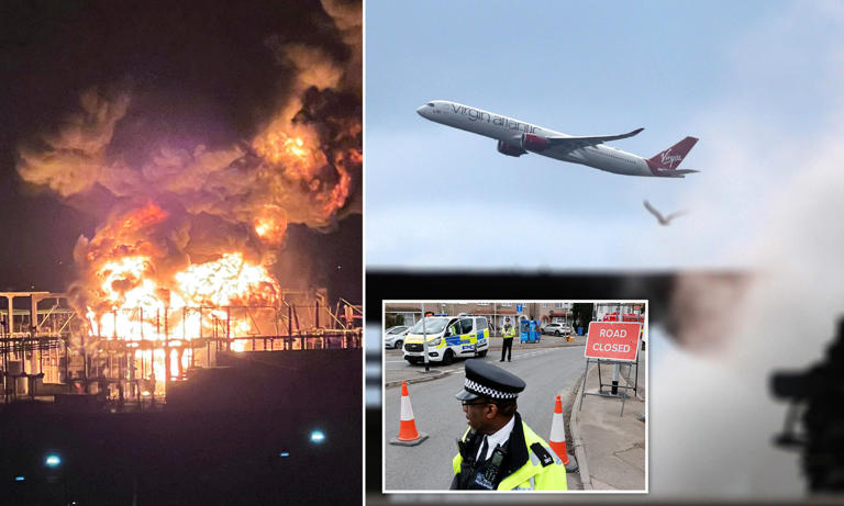 Major update given on fire near Heathrow Airport