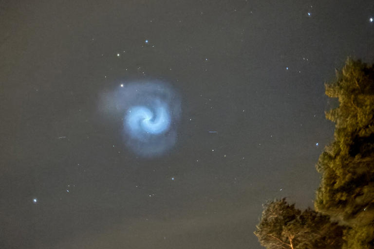 Did you see an alien-looking swirl in the sky? It’s probably SpaceX.