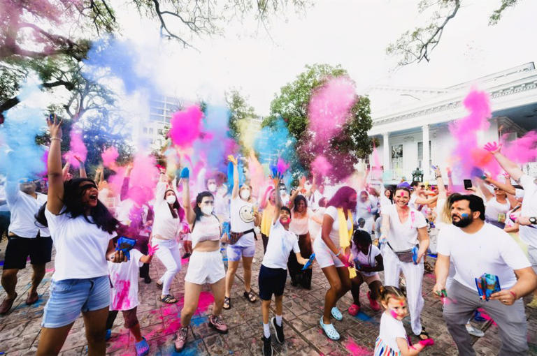 Explosive color for first-ever Portland HOLI Festival