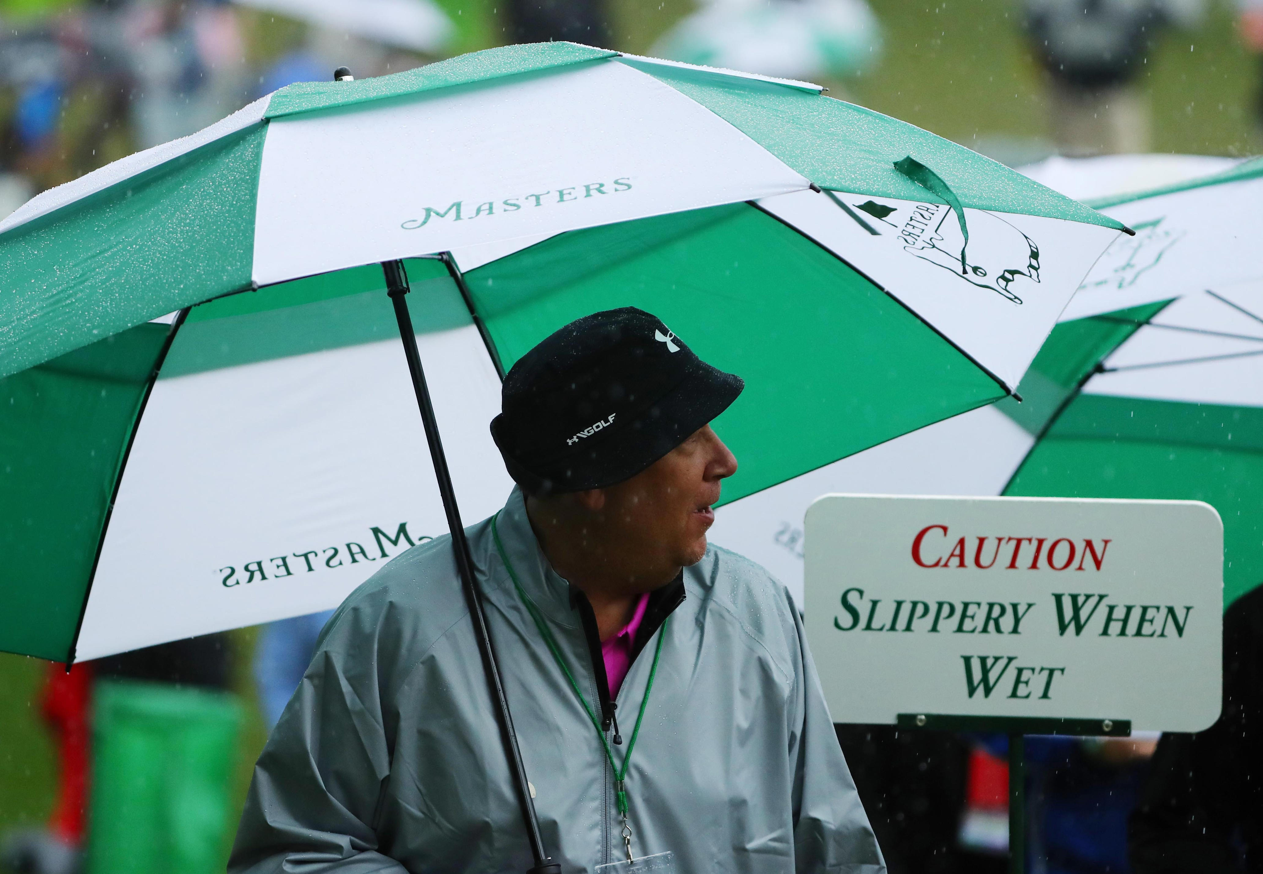 Masters weather: Monday practice round suspended; will weather allow ...