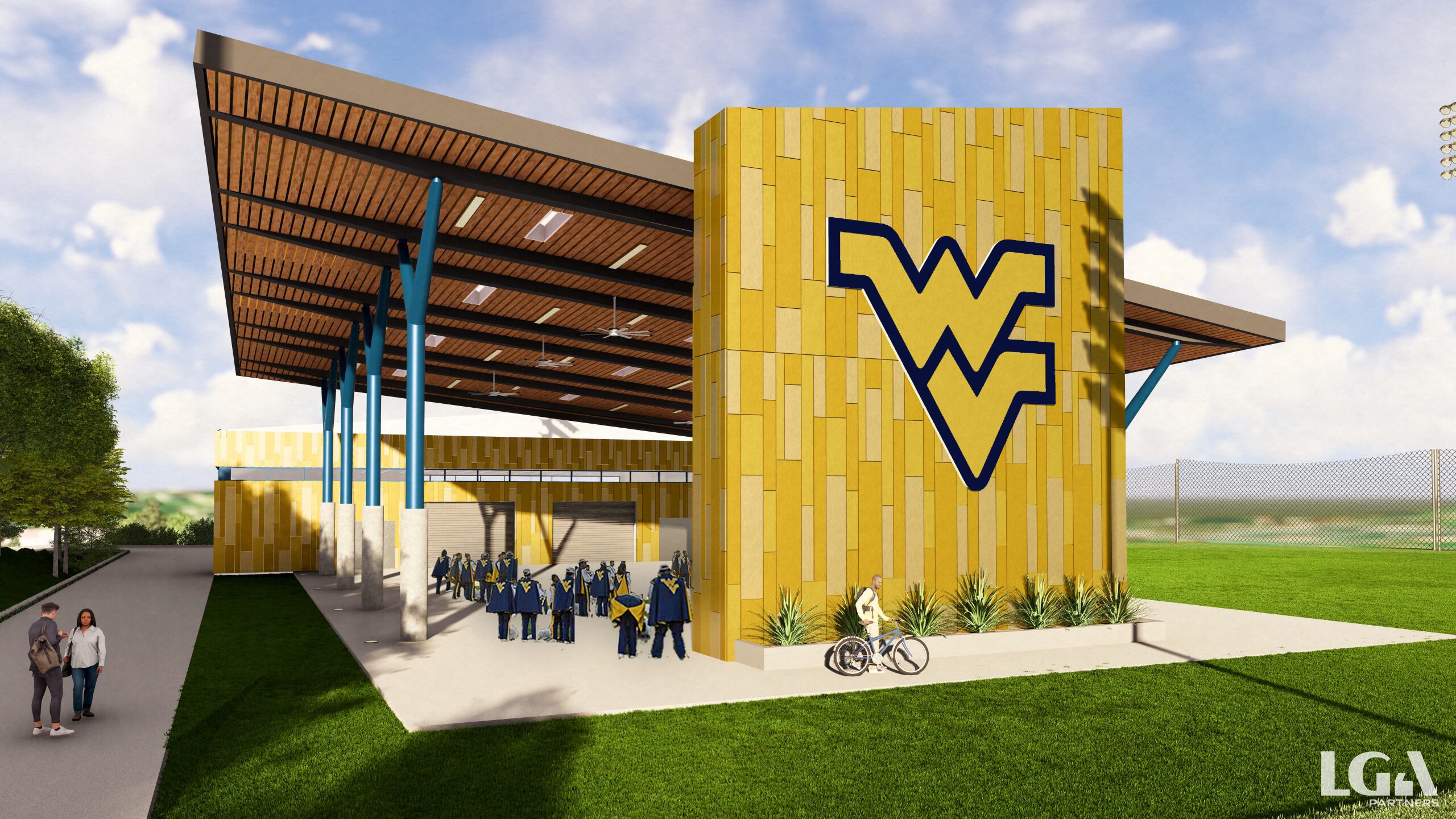 Work begins on WVU Mountaineer Marching Band’s new practice facility
