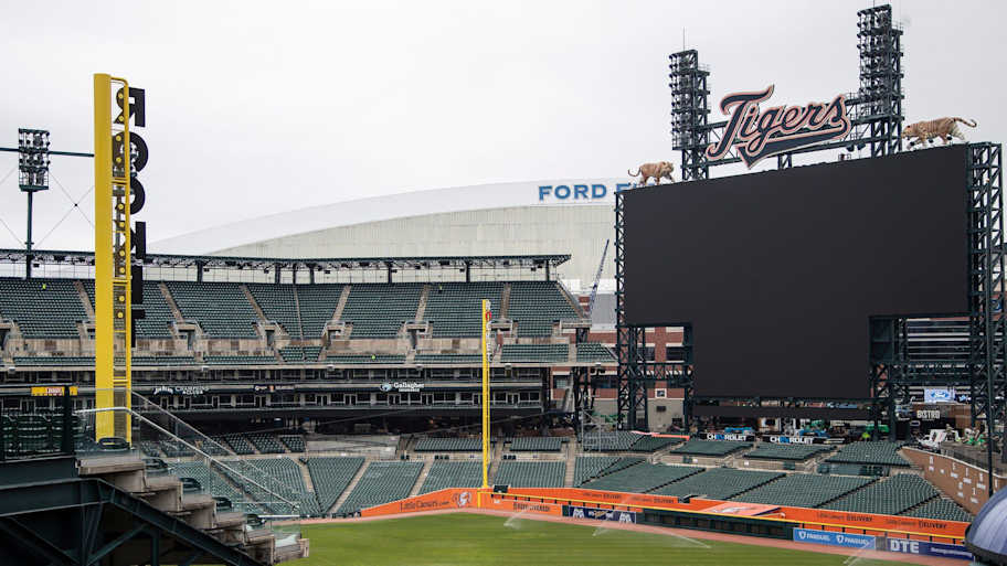Tigers Made a Change to Iconic Scoreboard Sign at Comerica Park, and ...