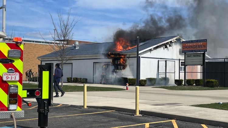 Akron Public Schools: Fire at Ellet CLC Fieldhouse extinguished