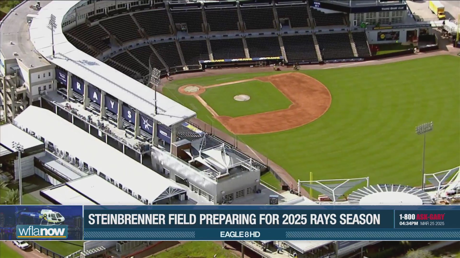 Steinbrenner Field prepares for Rays opening game