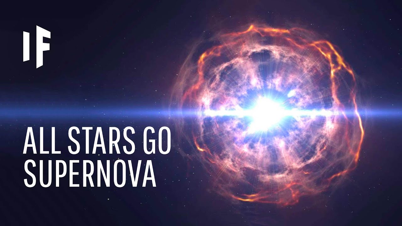 Imagine all stars exploding at the same time and the galaxy igniting