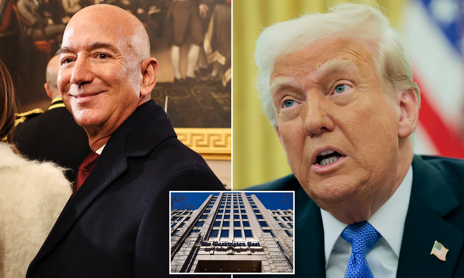 Jeff Bezos' rant to Trump about 'crazy' staff at WaPO revealed