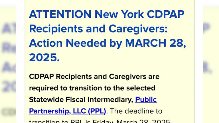 New York CDPAP recipients, caregivers have more time to switch to ...