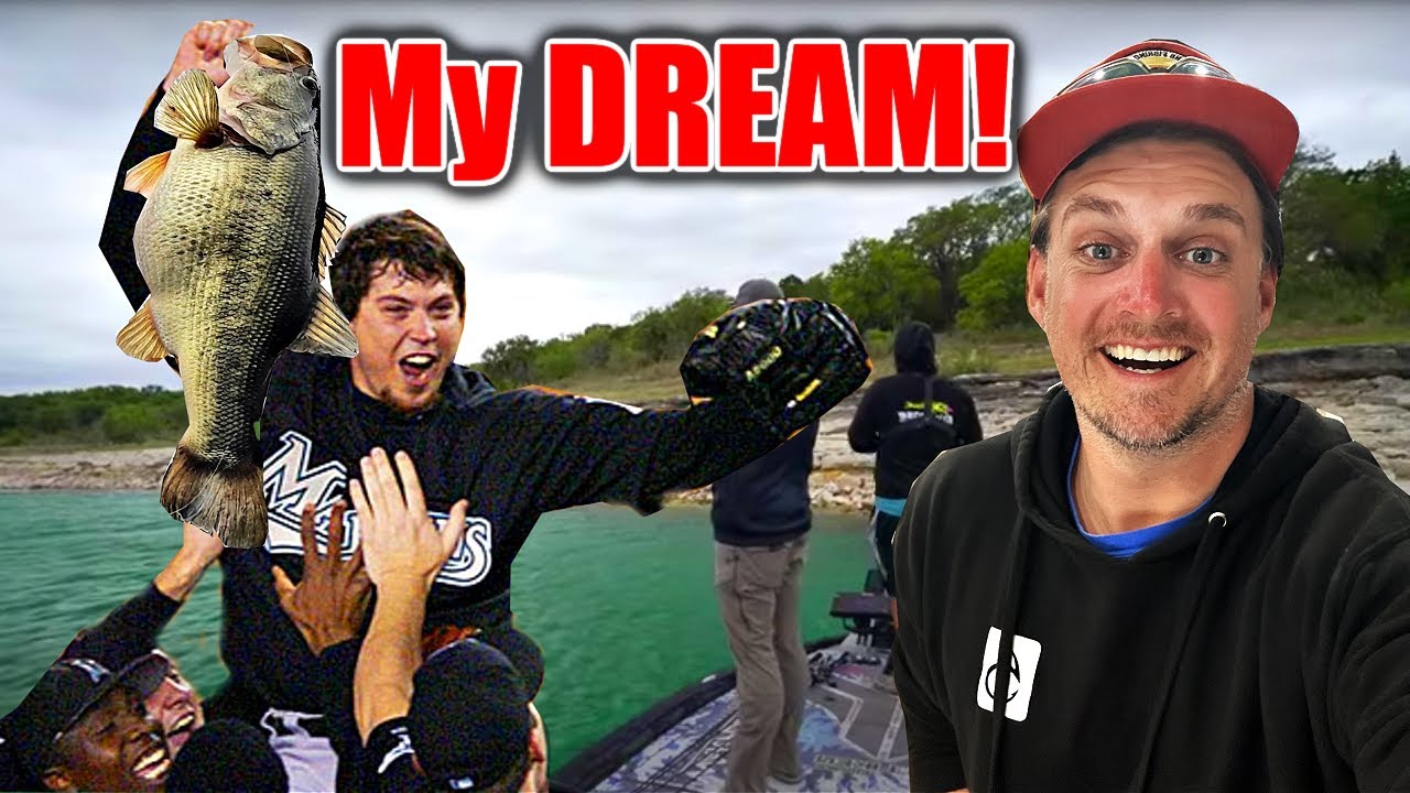 Bass fishing with World Series MVP produces insane action